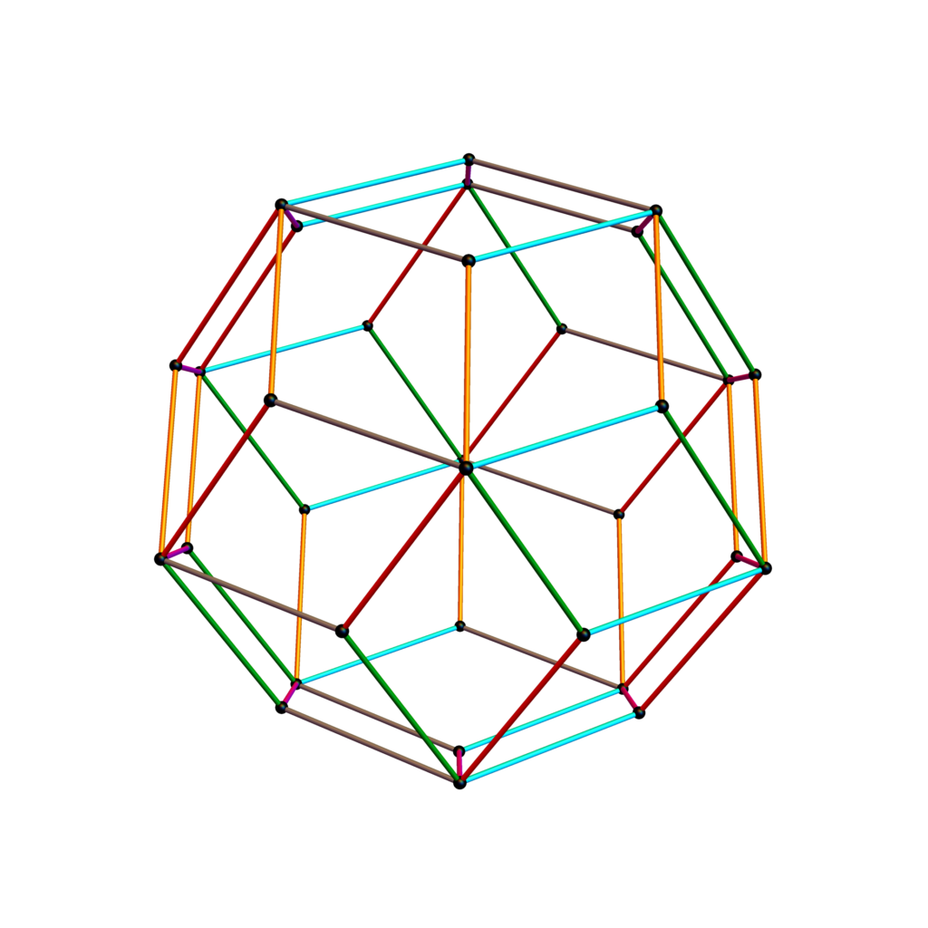 The Rhombic Triacontahedron and E8 to H4+H4Φ folding | Visualizing a ...